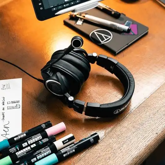 Audio-Technica ATH-M50xSTS-USB Black StreamSet