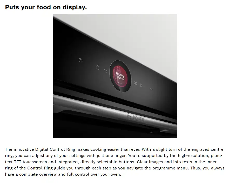 BOSCH Series 8 HBG7341B1M Oven Price in Bangladesh | RYANS