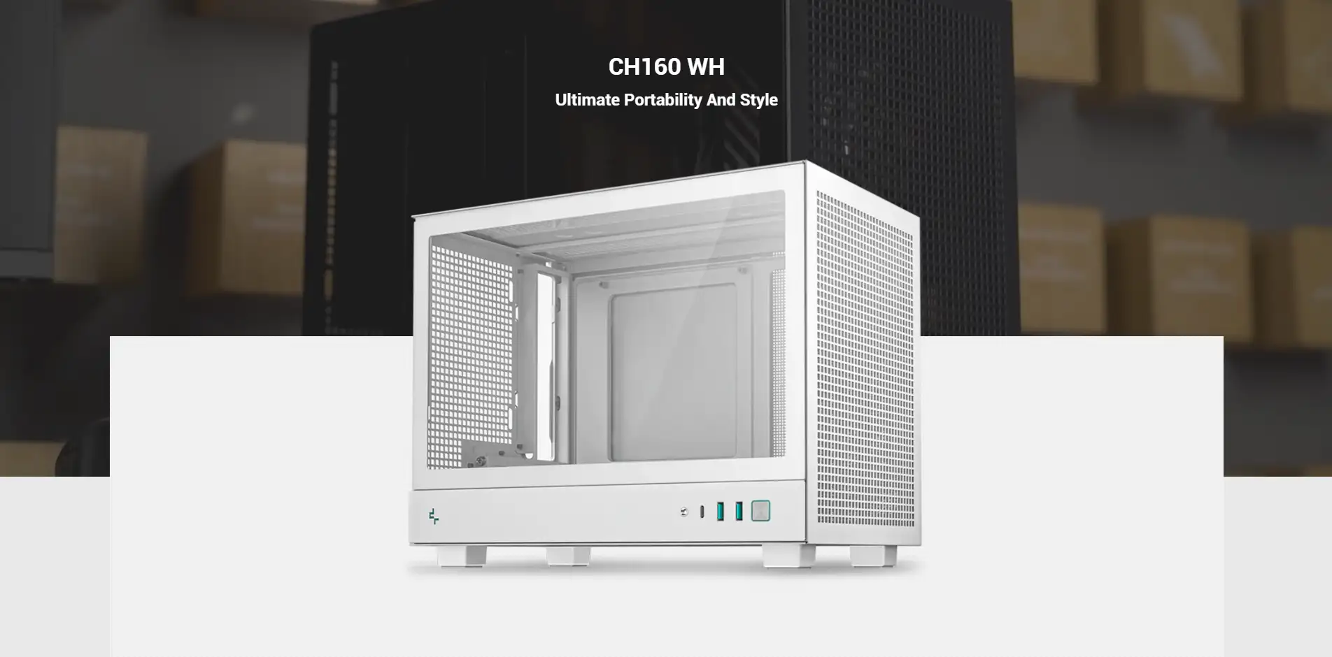 DeepCool CH160 WH White Casing Price in BD | RYANS