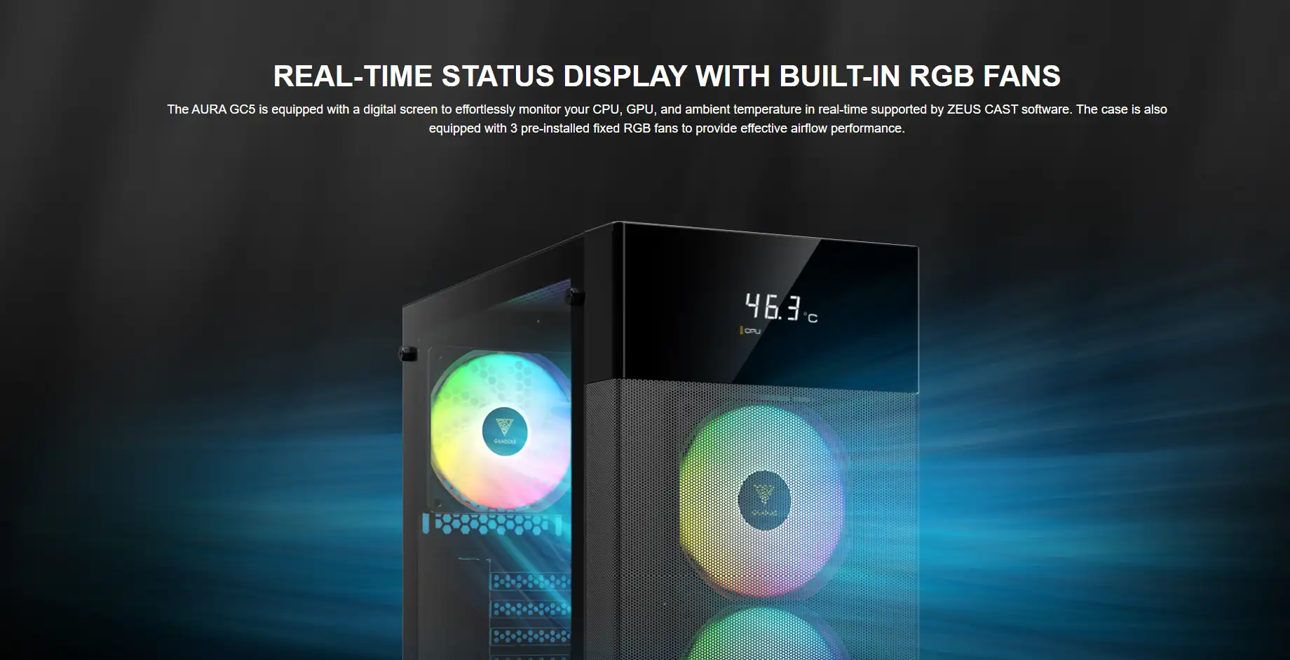 GAMDIAS AURA GC5 RGB Mid Tower Casing Price in BD | RYANS