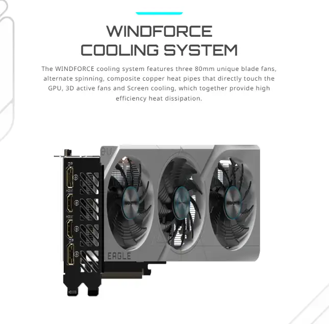 Gigabyte GeForce RTX 4060 EAGLE OC ICE 8G Graphics Card Price in BD|RYANS