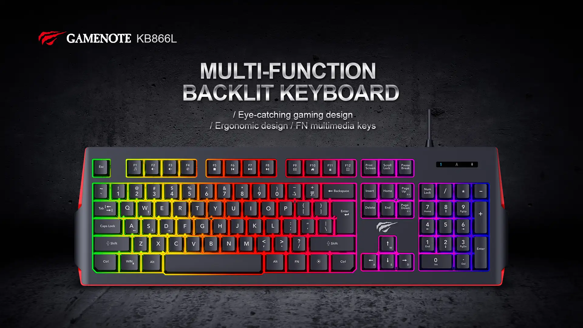 Havit KB866L Backlit Keyboard Price in Bangladesh | RYANS
