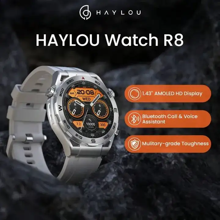 Haylou Watch R8 Silver Smartwatch Price in Bangladesh |RYANS