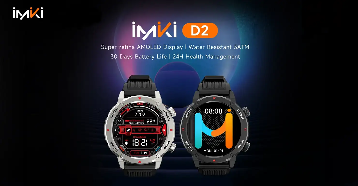 Buy IMILAB IMIKI D2 Amoled Black Bluetooth Calling Smart Watch in ...