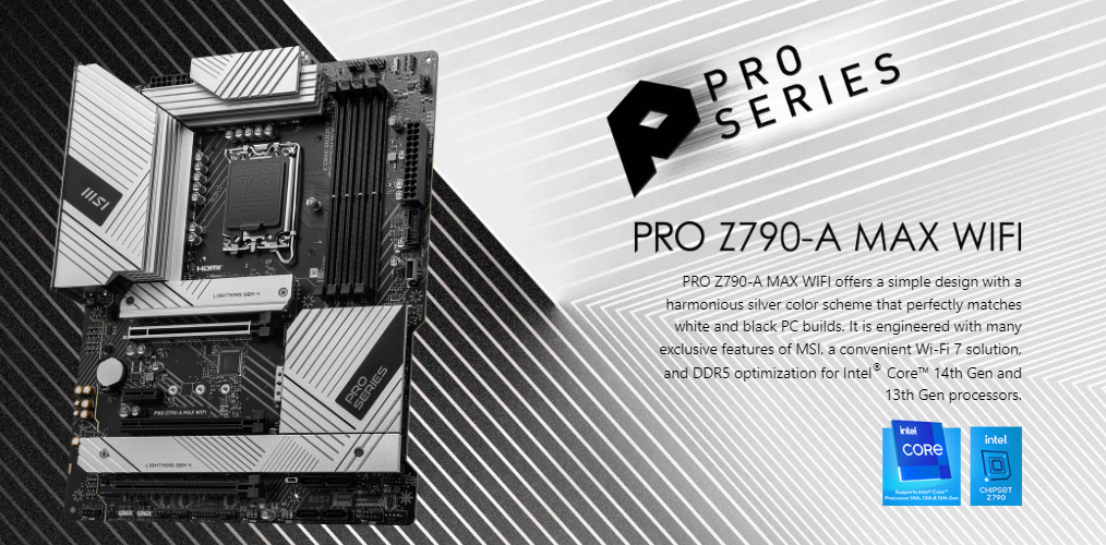 MSI PRO Z790-A MAX (Wi-Fi 7) Motherboard Price in BD | RYANS