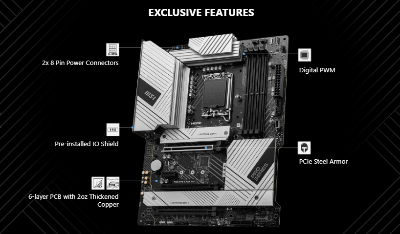 MSI PRO Z790-A MAX (Wi-Fi 7) Motherboard Price in BD | RYANS