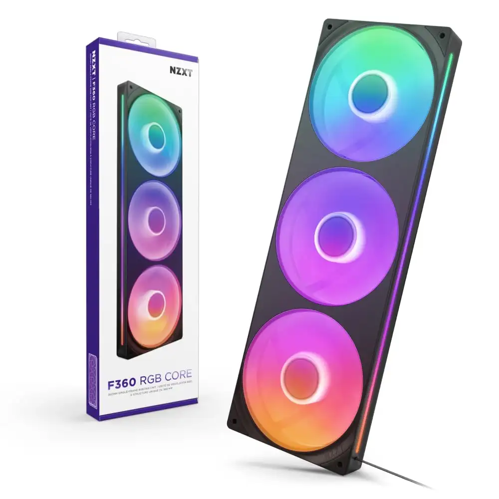 NZXT F360 RGB Core Casing Cooling Fan Price In BD RYANS NZXT F360 RGB Core Casing Cooling Fan Price In BD RYANS