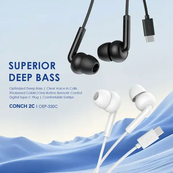 Oraimo Conch 2C White Ear Phone Price in Bangladesh | RYANS