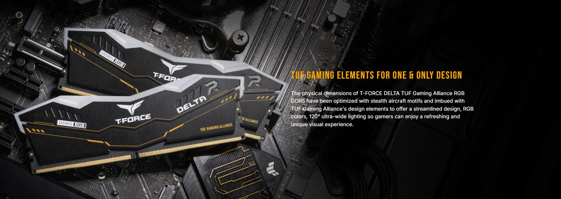 TEAM T-Force Delta TUF Gaming Alliance RGB 16GB Desktop Ram Price in BD