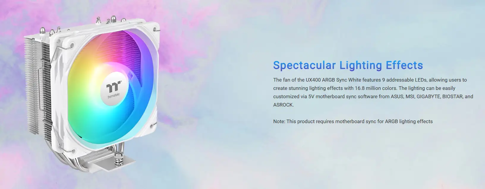 Thermaltake UX400 ARGB Sync CPU Cooler Price in Bangladesh | RYANS