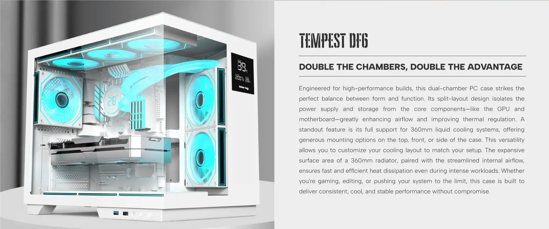 Value Top TEMPEST DF6W Casing Price in Bangladesh | RYANS