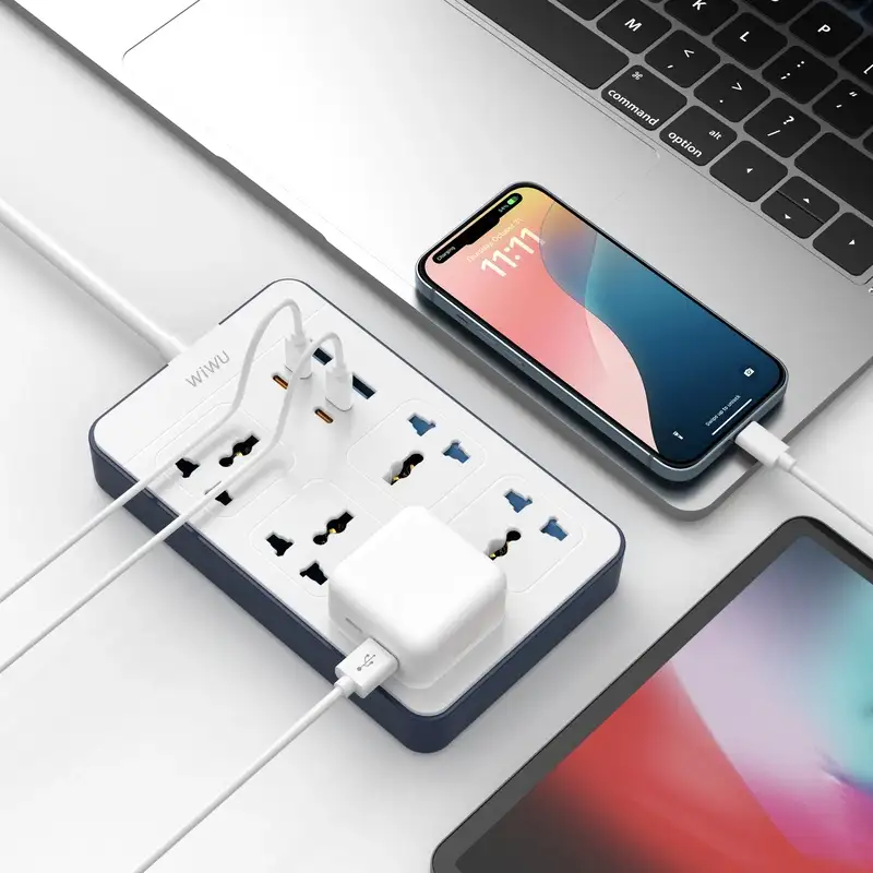 WiWU 3 Pin 5 Port PowerStrip Price in Bangladesh | RYANS
