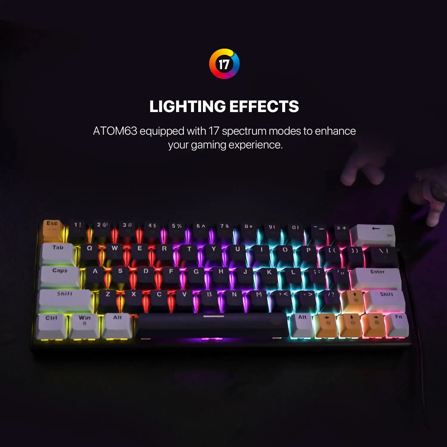 Fantech Atom63 MK874v2 Navy Blue Keyboard Price in BD