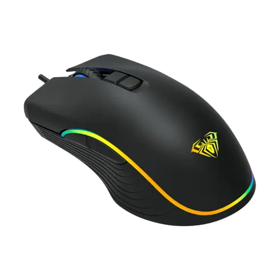 AULA F806 Wired Black Mouse Price in BD | RYANS