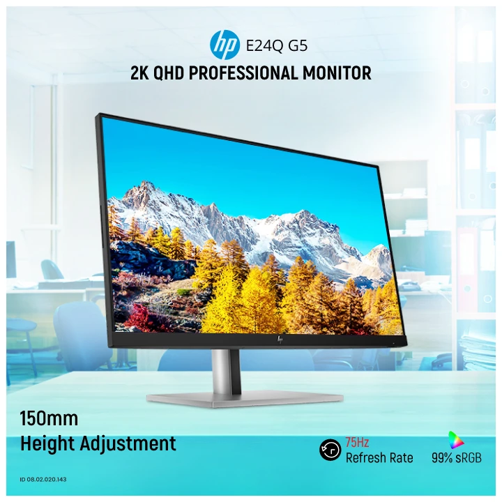 HP EliteDisplay E24q G5 23.8" Monitor Price in BD | RYANS