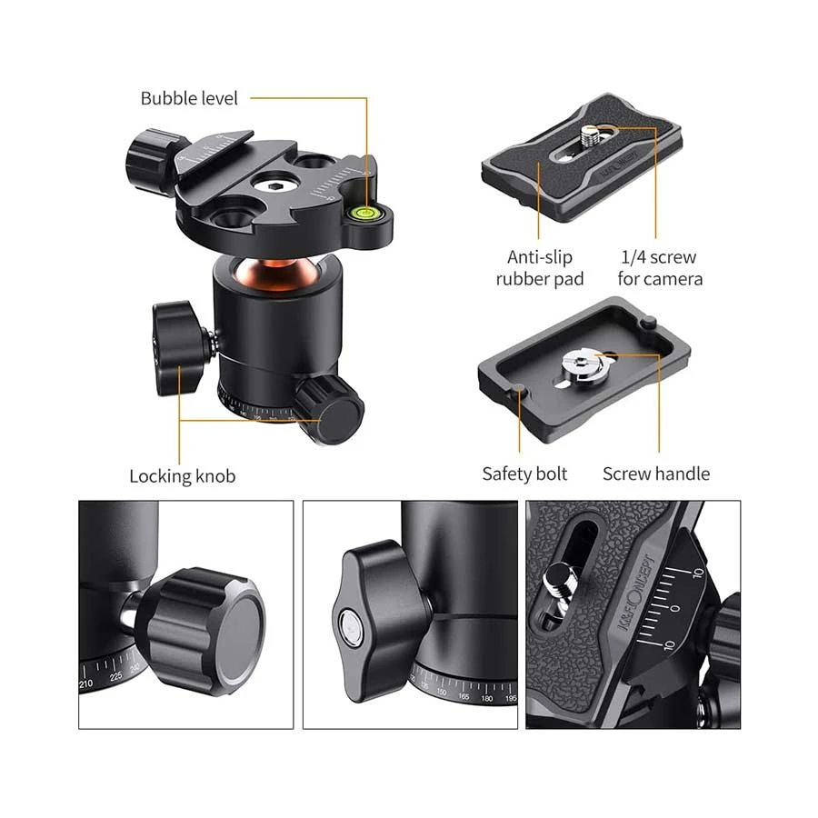 K&F Concept BH-25 Camera Tripod Ball Head Price in BD | RYANS