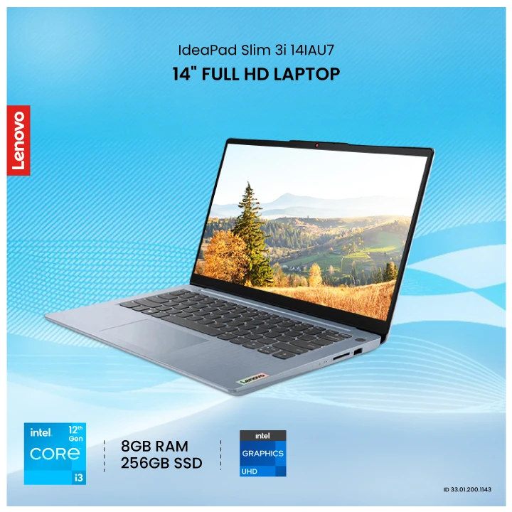 Lenovo IdeaPad Slim 3 14IAU7Misty Blue Laptop Price in BD