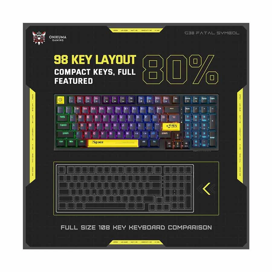 ONIKUMA G38 Gaming Keyboard Price in Bangladesh | RYANS