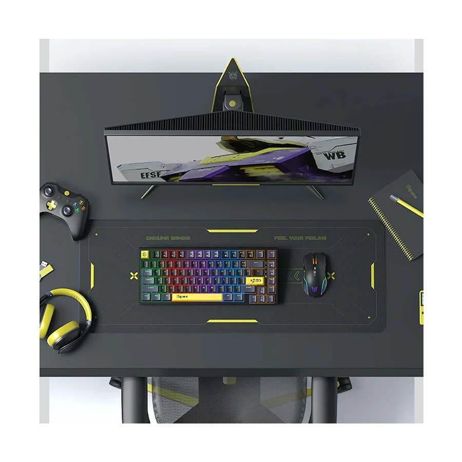 ONIKUMA G52 Blue & Black Gaming Keyboard Price in BD | RYANS