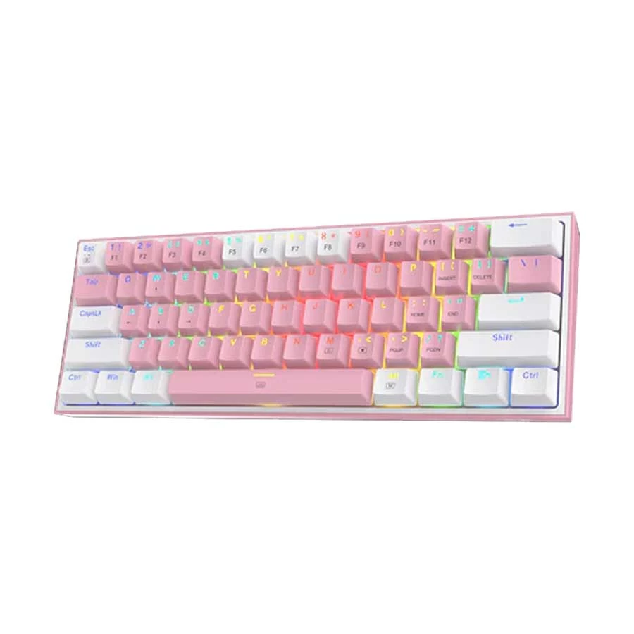 Redragon K617 FIZZ Pink-White Gaming Keyboard Price in BD | RYANS