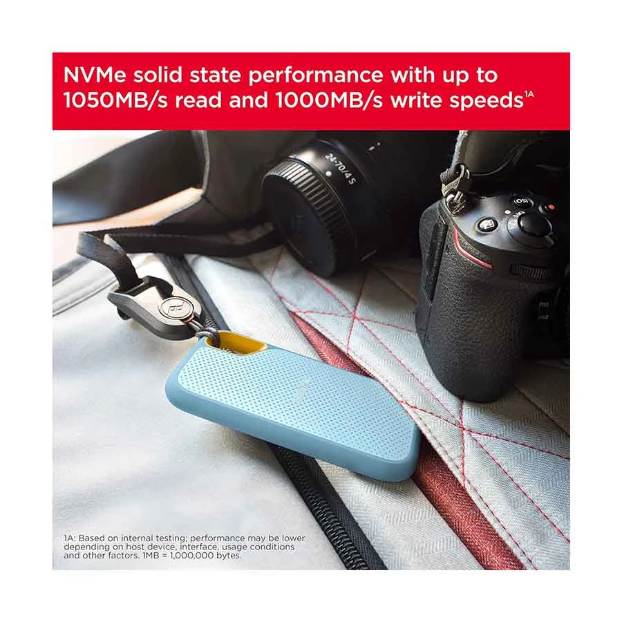 SanDisk 2TB Extreme Sky Blue External SSD Price in Bangladesh | RYANS