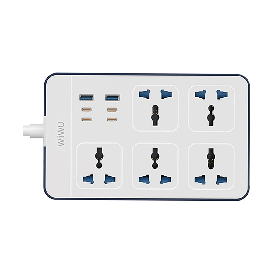 WiWU 3 Pin 5 Port PowerStrip Price in Bangladesh | RYANS