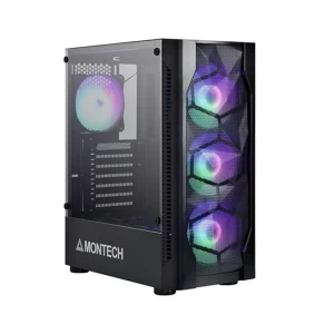 MONTECH X1 MESH Black ATX Mid Tower Gaming PC Casing Price in BD | Ryans